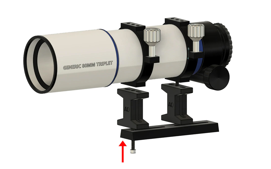 Astrodymium 2.5" Riser Blocks for Refractor Telescopes (Metric ...